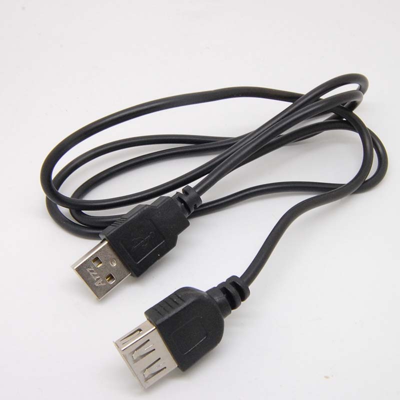 USB 2.0 Male to Female Extend Extension Cable Cord Extender For PC ...