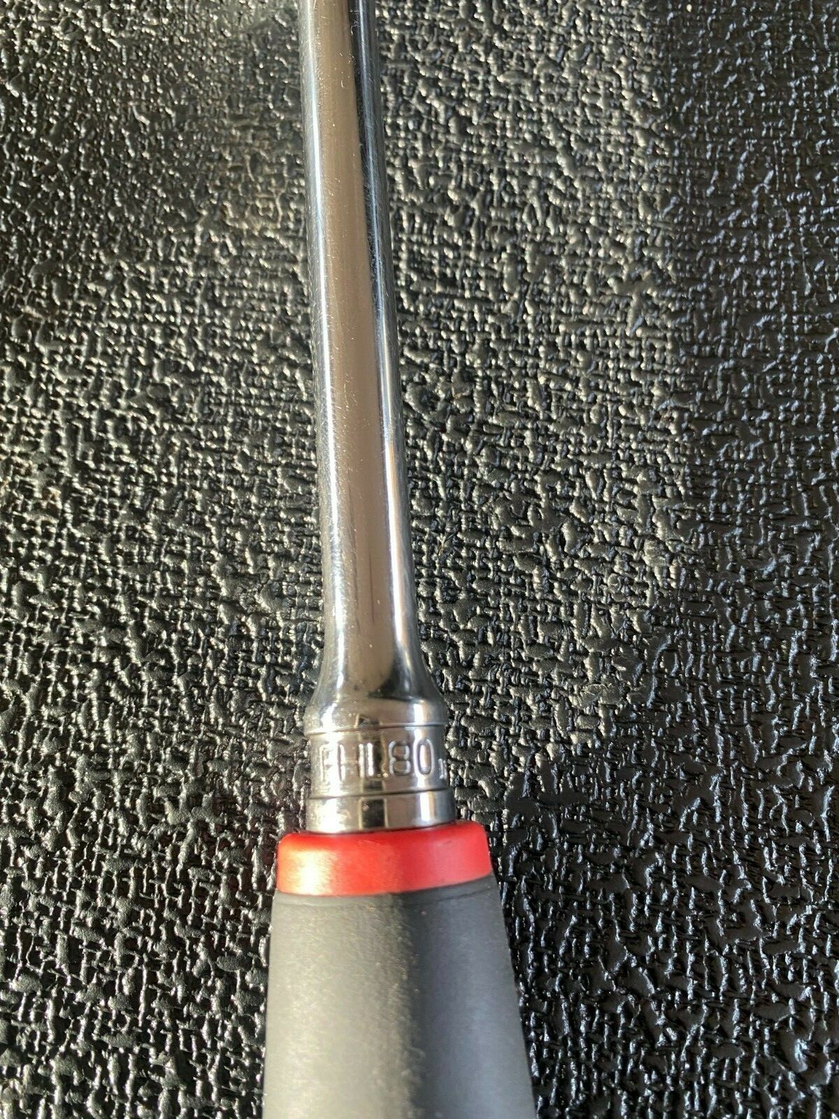 Snap-on 3/8 Drive 80 Tooth Long Handle Soft Grip Ratchet Head FHL80 for ...