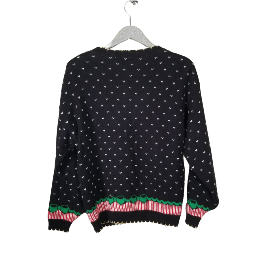 Sweater Loft Gingerbread Man Button Up Knit Cardigan | eBay