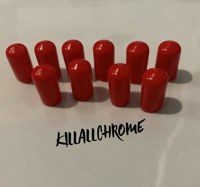 Fits MINI Gen 2 Toggle Switch Covers - Red - 10x pcs R55 R56 R57 R58 ...