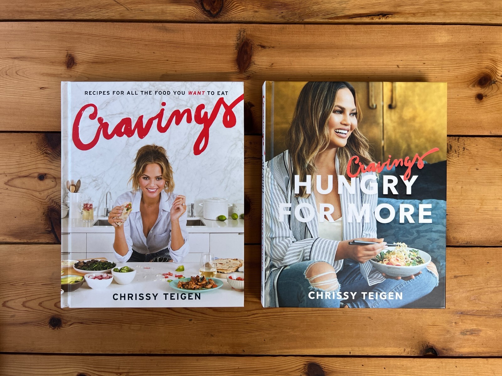 New Cravings Cookbooks (1 & 2) by Chrissy Teigen - Free Shipping | eBay