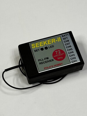 Excellent Polk Hobby Seeker II RC Remote Control Airplane 72mhz ...