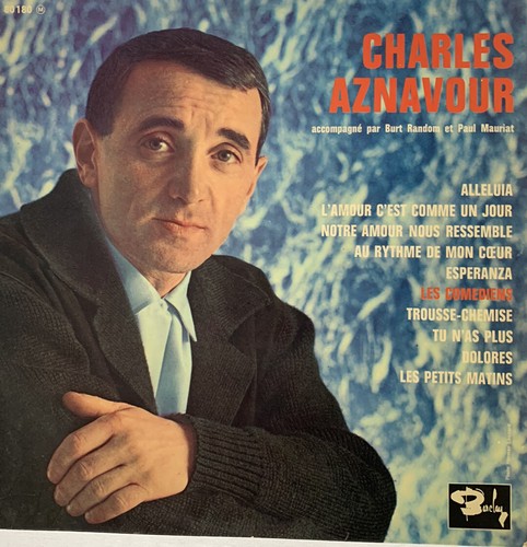 Charles Aznavour Les comédiens album vinyle 33 tours | eBay