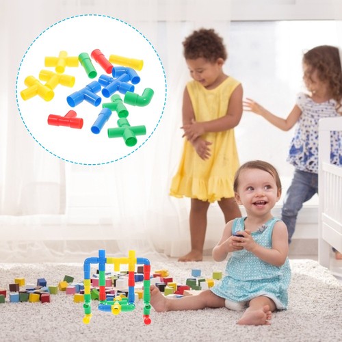 Pipe Blocks Tube Set Building Toy Baby Water Builders for Kids Pipes | eBay