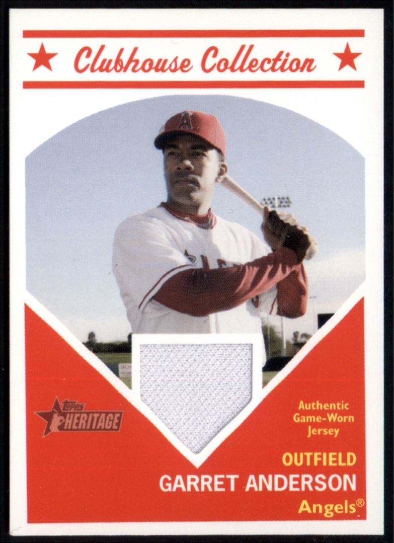 2008 Topps Clubhouse Collection Garret Anderson #CCGA | eBay
