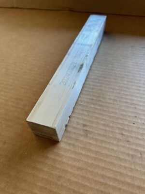 1-1/2" X 1-1/2" 6061 Aluminum Square Flat Bar 12" Long T6511 Solid Mill ...