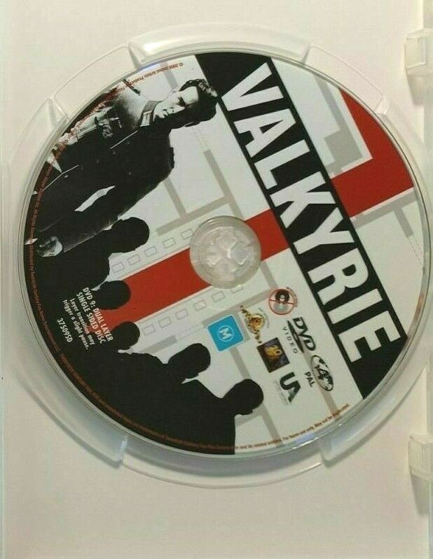 Valkyrie (DVD 2008 Region 4) Very Good Condition Tom Cruise War Drama Free Post. 9321337099156 ...