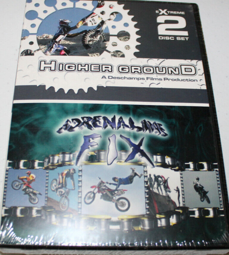 Higher Ground/Adrenaline (Brand New DVD) Motorcycle Freestyle, Dusty ...