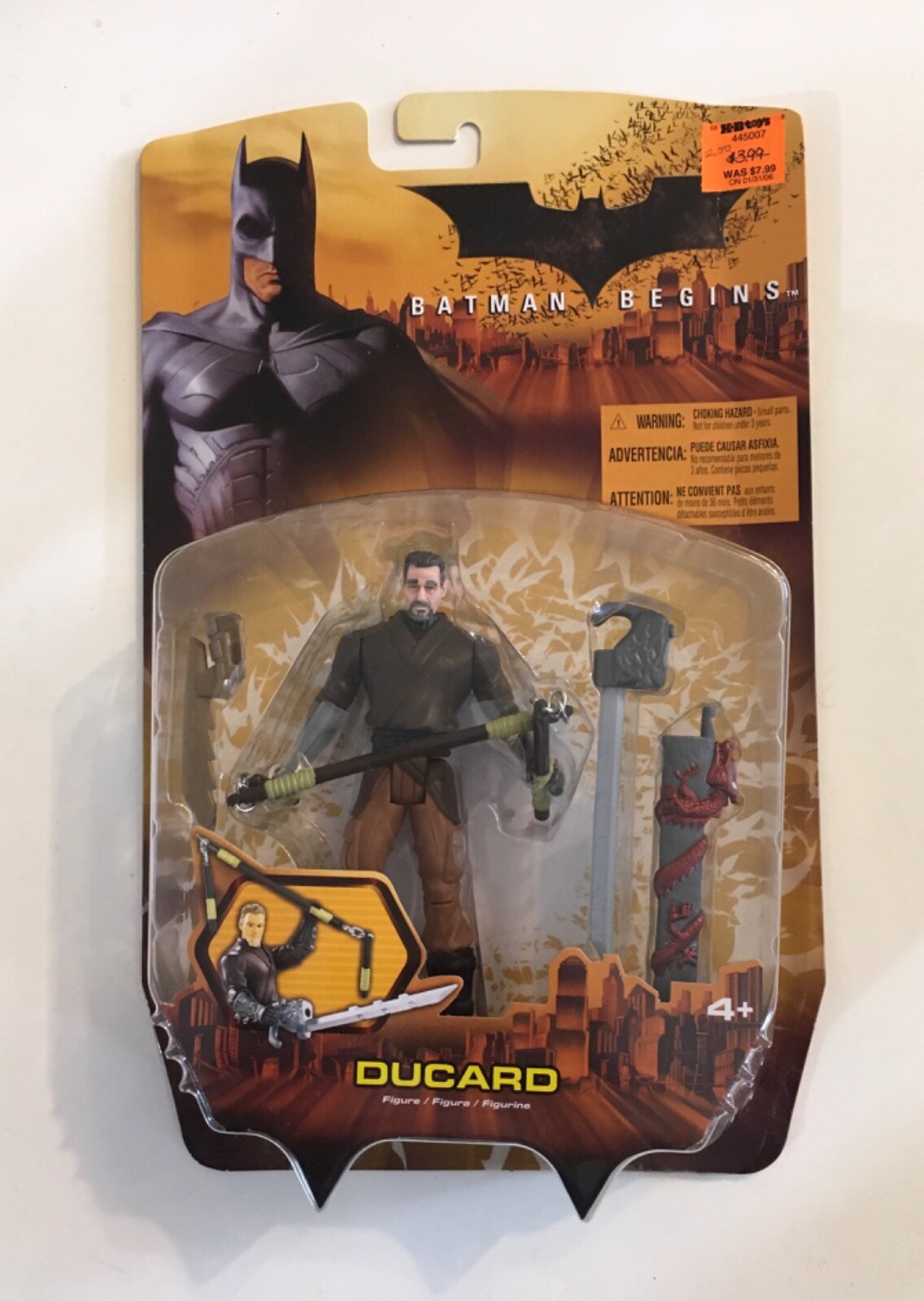 DC Comics Batman Begins By Mattel Set of 2 Ducard & Dual Blade Bruce To ...