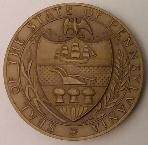 William Penn High Relief Medallic Art Co. Bronze Token 33mm | eBay