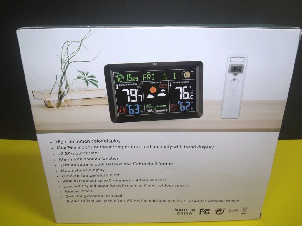 HD Color Display Weather Station New | eBay