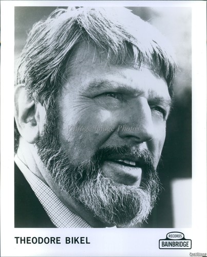 1989 Theodore Bikel Headshot Records Bainbridge Musician 8X10 Vintage ...