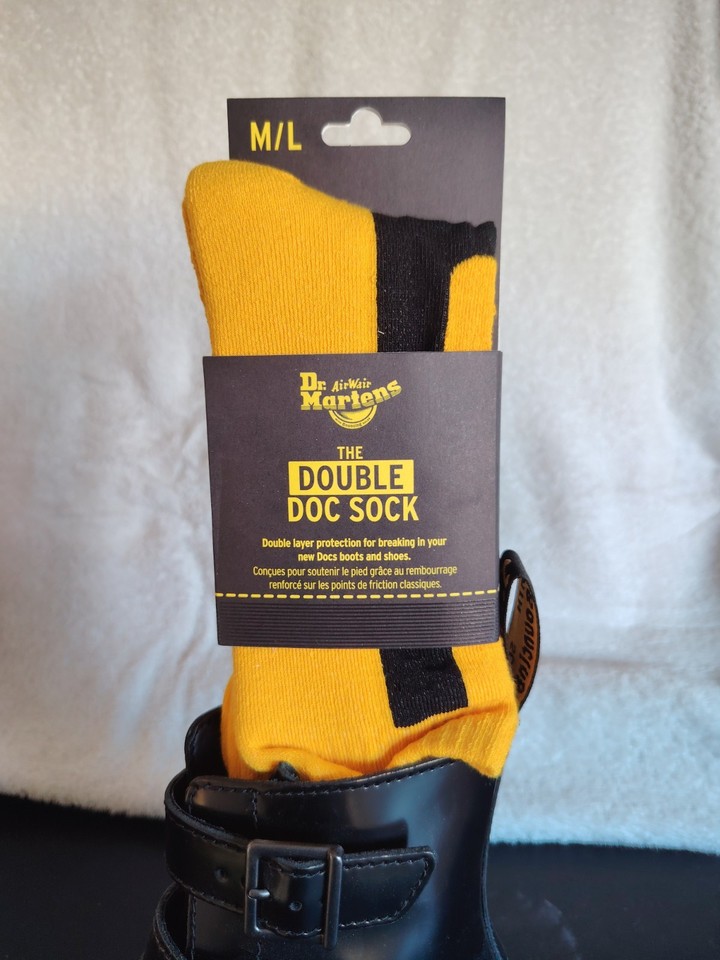 Dr Martens Double Doc Socks Size M/L Double Layer Protection | eBay UK