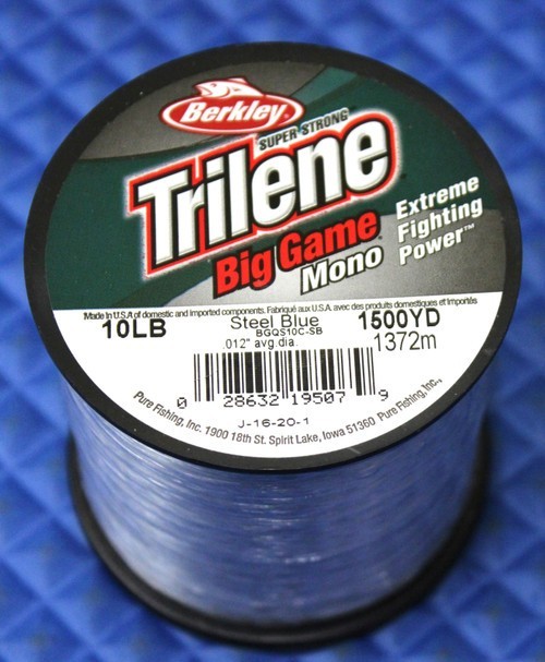 Berkley Trilene Big Game Steel Blue 1/4 LB Spool Mono BGQS CHOOSE YOUR ...