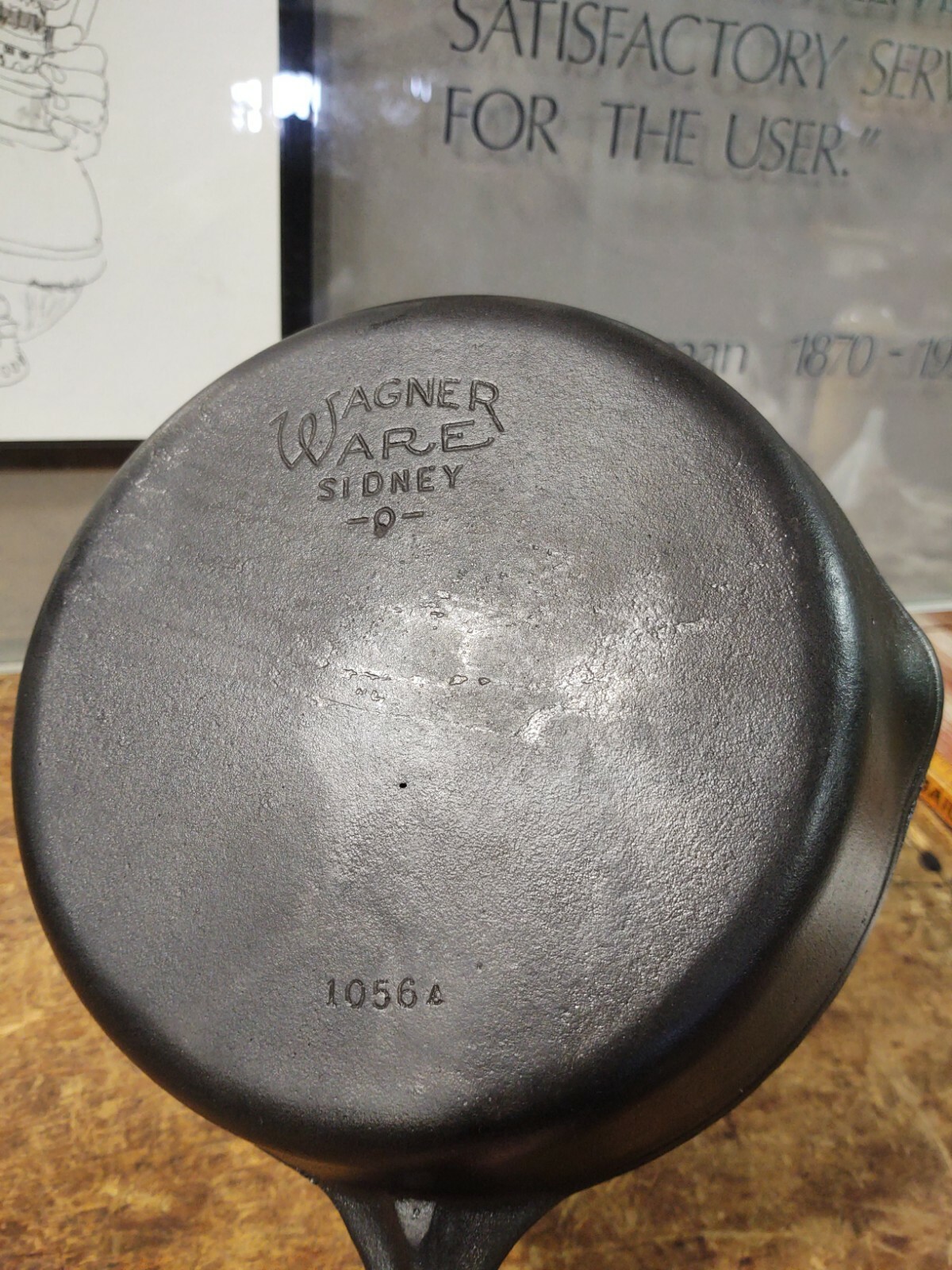 Wagner Ware No 6 Sidney -O- 1056 8" Cast Iron Skillet Cooking Frying ...