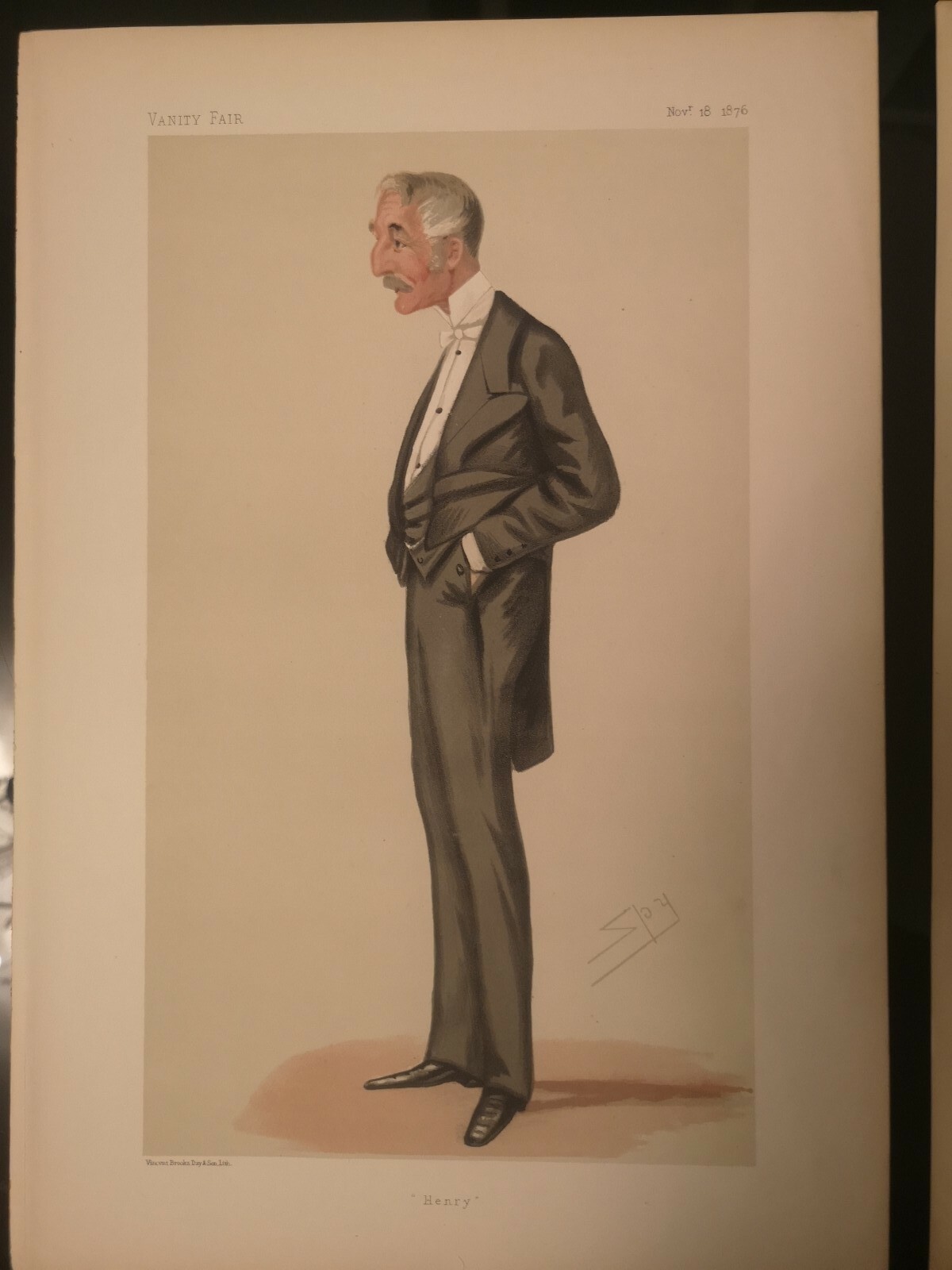 RARE ORIGINAL VANITY FAIR 1876 "HENRY" SIR HENRY PERCIVAL DE BATHE 2 ...