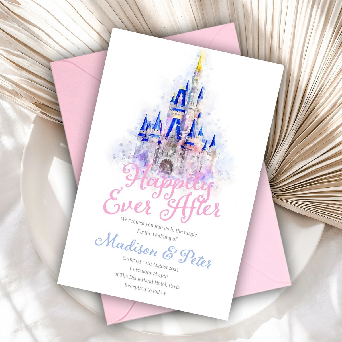 Princess Wedding Invitations