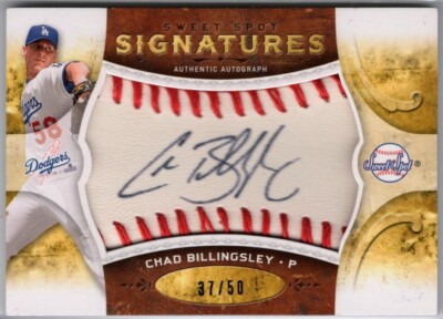 2009 Sweet Spot Signatures Chad Billingsley Autograph Card /50 | eBay