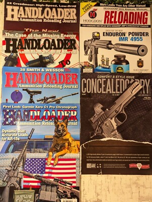 6 Reloading Magazines Hodgdon's Reloading Handloader Conceal & Carry ...