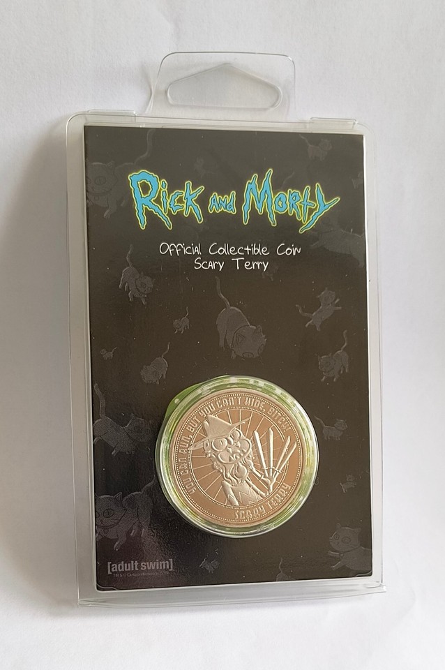 Scary Terry Collectable Coin. Rick And Morty | eBay