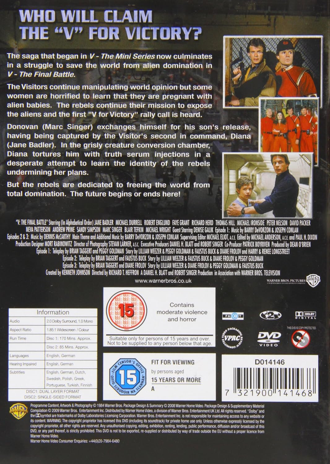 V - The Final Battle (DVD, 2002) for sale online | eBay