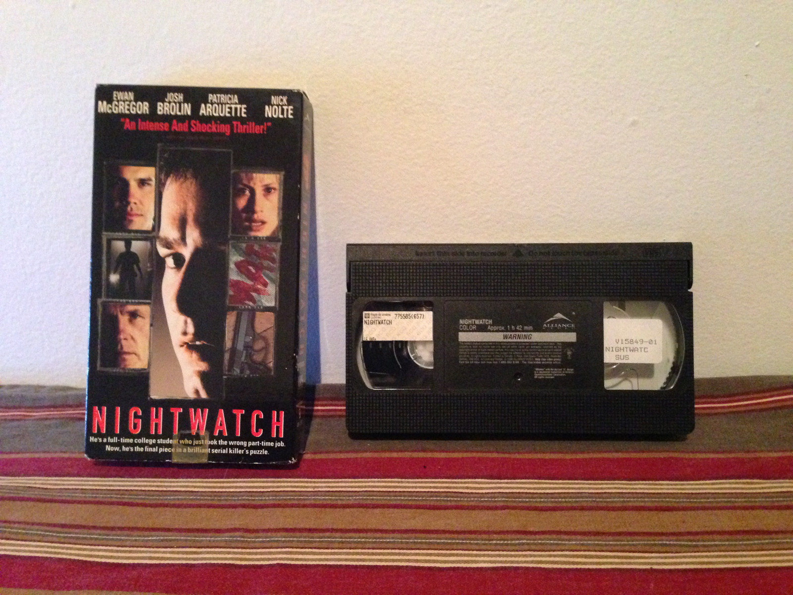 Nightwatch (VHS, 1998) Tape & sleeve | eBay