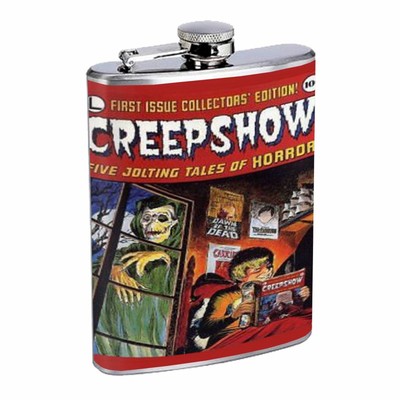 Creepshow Horror Skeleton Pulp D324 Flask 8oz Stainless Steel Monster ...