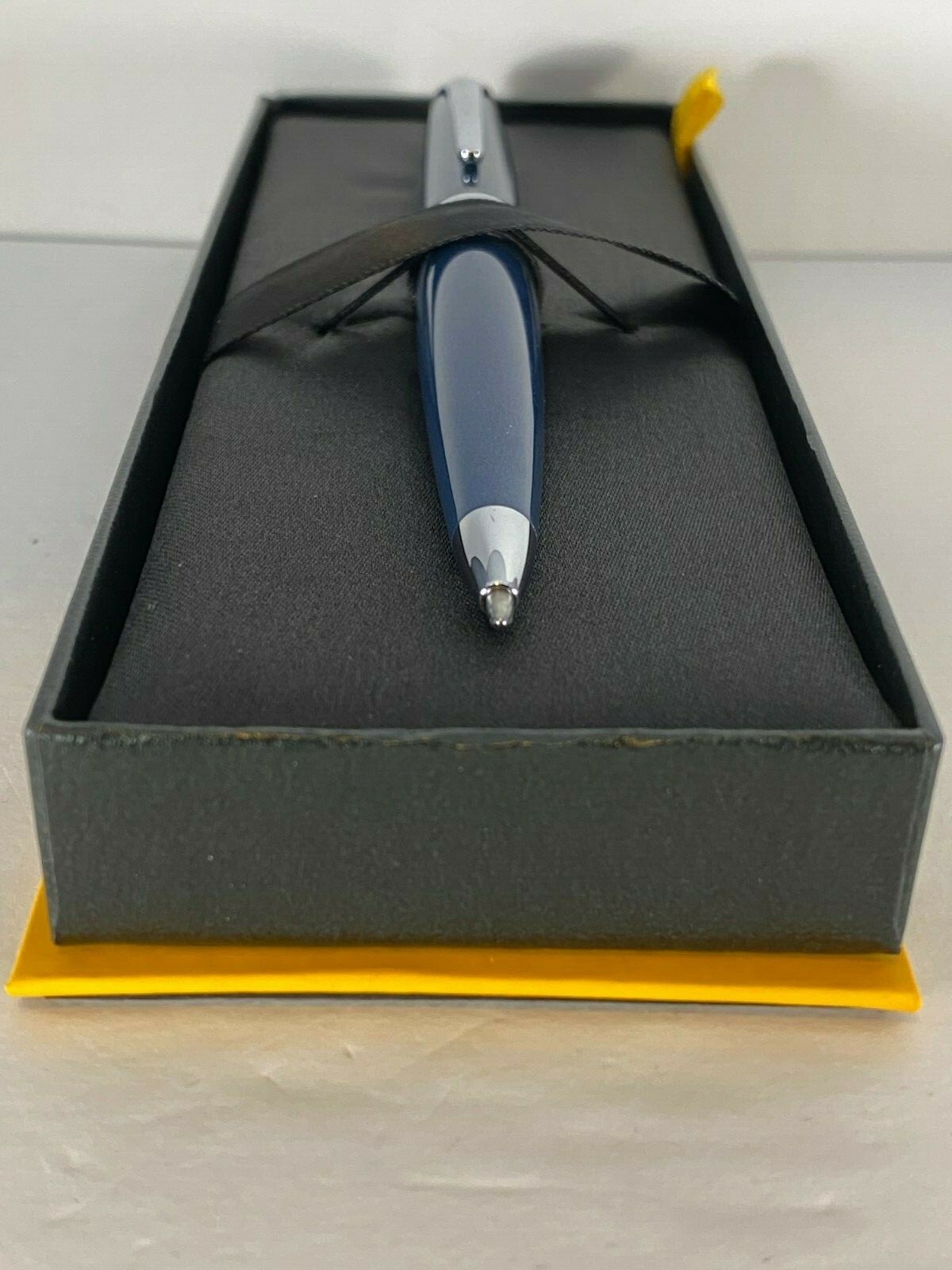 CROSS ATX CYANIC BLUE LACQUER WITH CHROME TRIM BALLPOINT PEN #882 | eBay