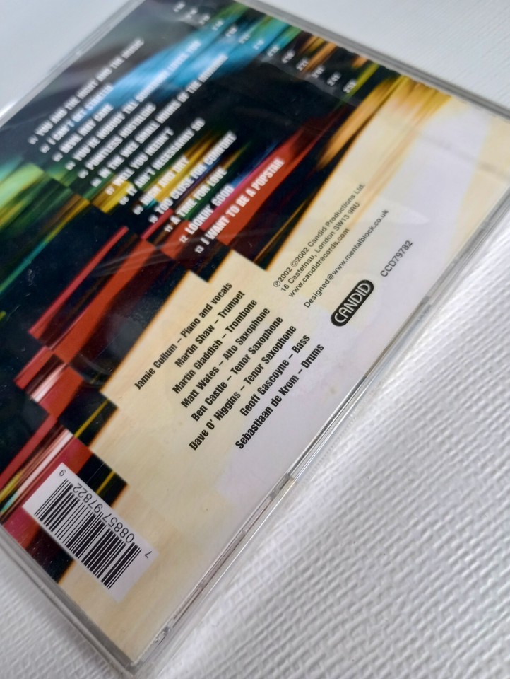 Jamie Cullum Pointless Nostalgic Music CD 2002 Candid New 708857978229 ...