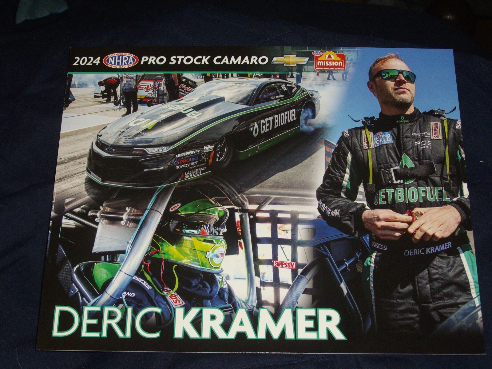 2024 DERIC KRAMER GET BIOFUEL PRO STOCK NHRA POSTCARD | eBay