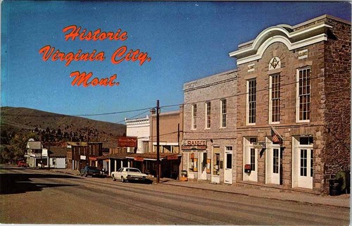 Postcard HISTORICAL SCENE Virginia City Montana MT o/19 AO4106 | eBay