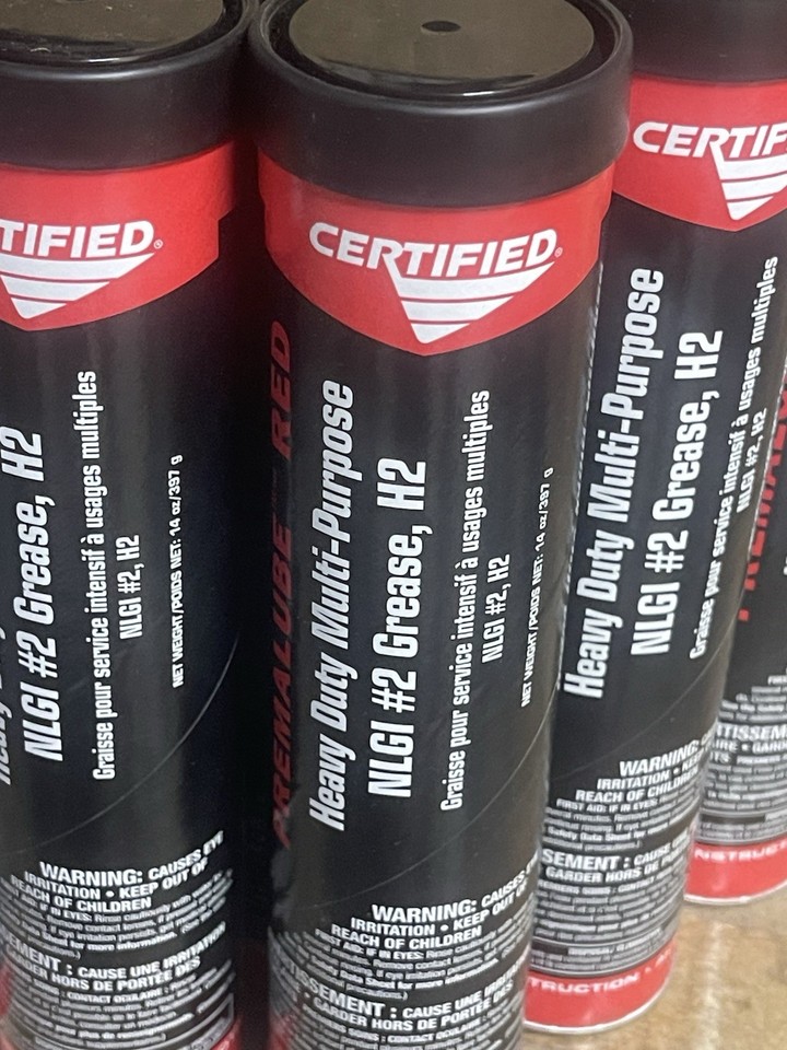 Certified Labs Grease Premalube Red Heavy Duty Multi-Purpose NLGI #2 H2 ...
