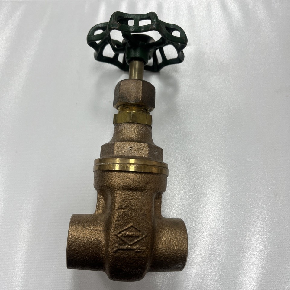 Jenkins bros Fig 1240 Gate Valve 1" C x C Manual WOG 300 Brass | eBay
