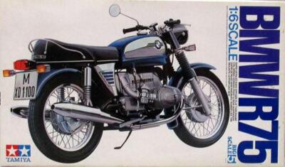 Tamiya 1/6[BMW R75 5] Big Scale No.5 Unassembled Motorcycle Model Kit ...