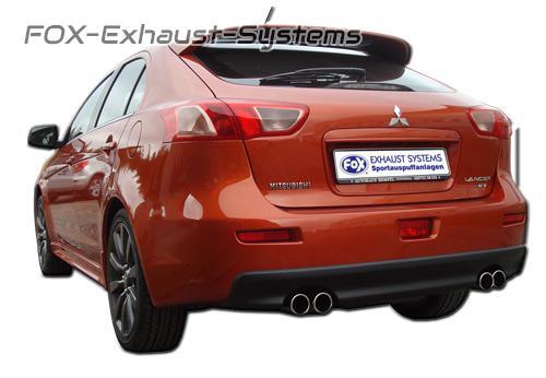 Duplex Complete System from Cat Mitsubishi Lancer 8 Cyo Rallyart 2x76 ...