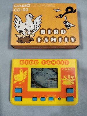 VERY RARE Vintage Casio Bird Family CG-93 Handheld Game with Original ...
