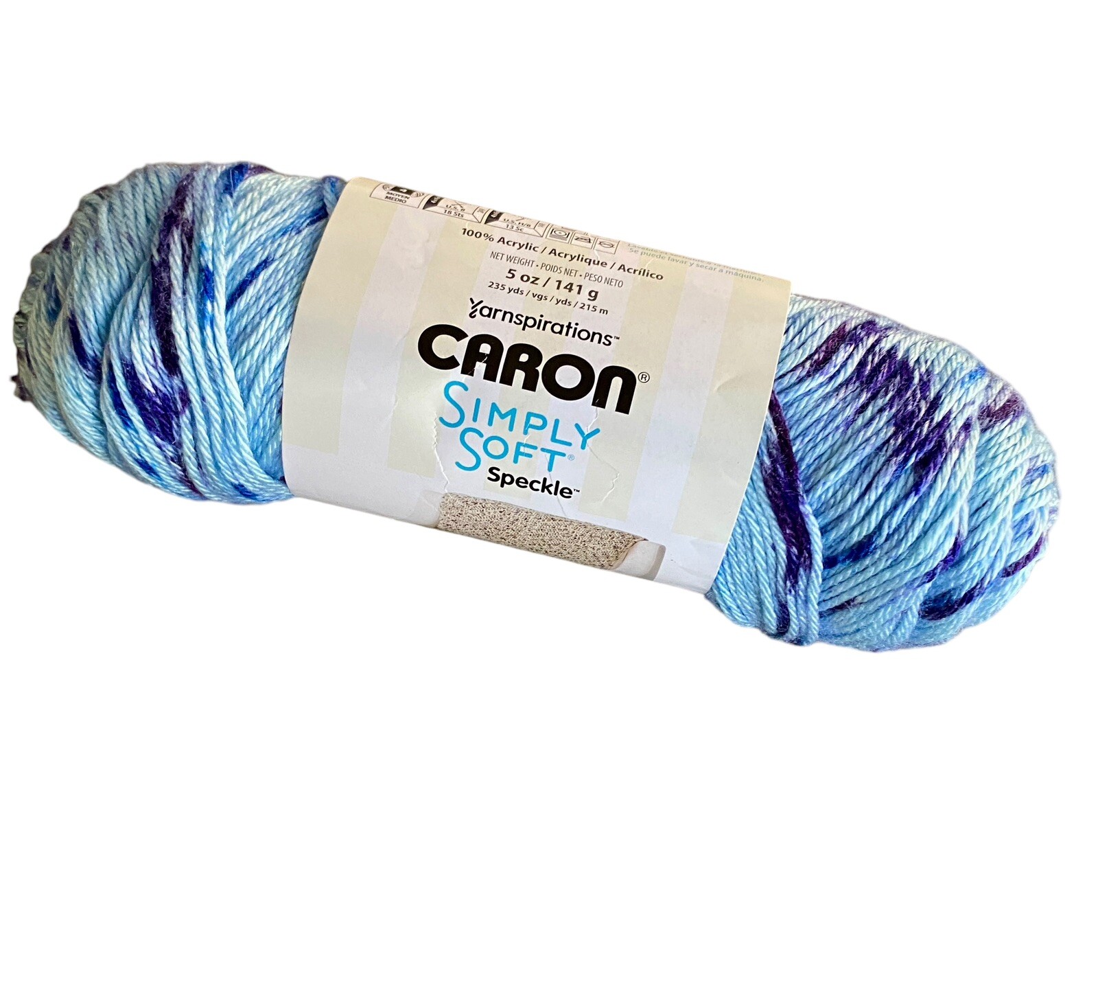 Caron Simply Soft Speckle Yarn Galaxy 1 Skein Variegated Crochet Knit ...