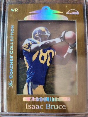 1999 Playoff Absolute SSD Isaac Bruce Coaches' Collection Silver /500 ...