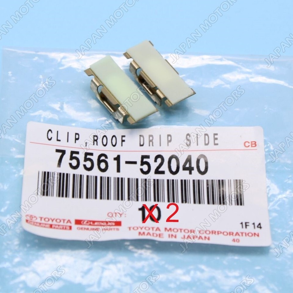 Toyota Lexus Scion Roof Drip Side Finish Molding Clip | 7556152040 ...