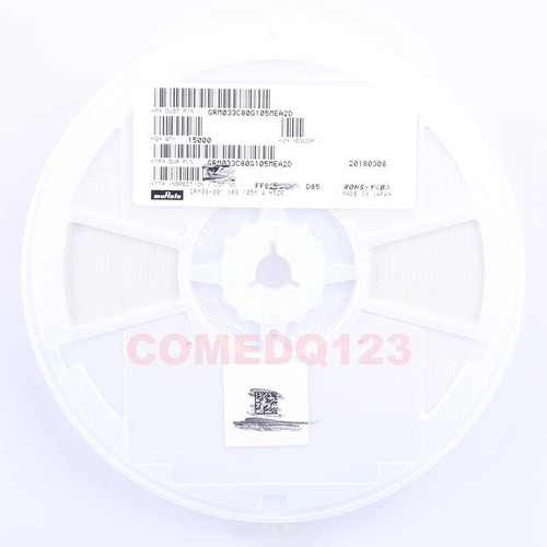 200PCS 0201 1uF 4V X6S ±20% GRM033C80G105MEA2D Ceramic Capacitor MLCC # ...