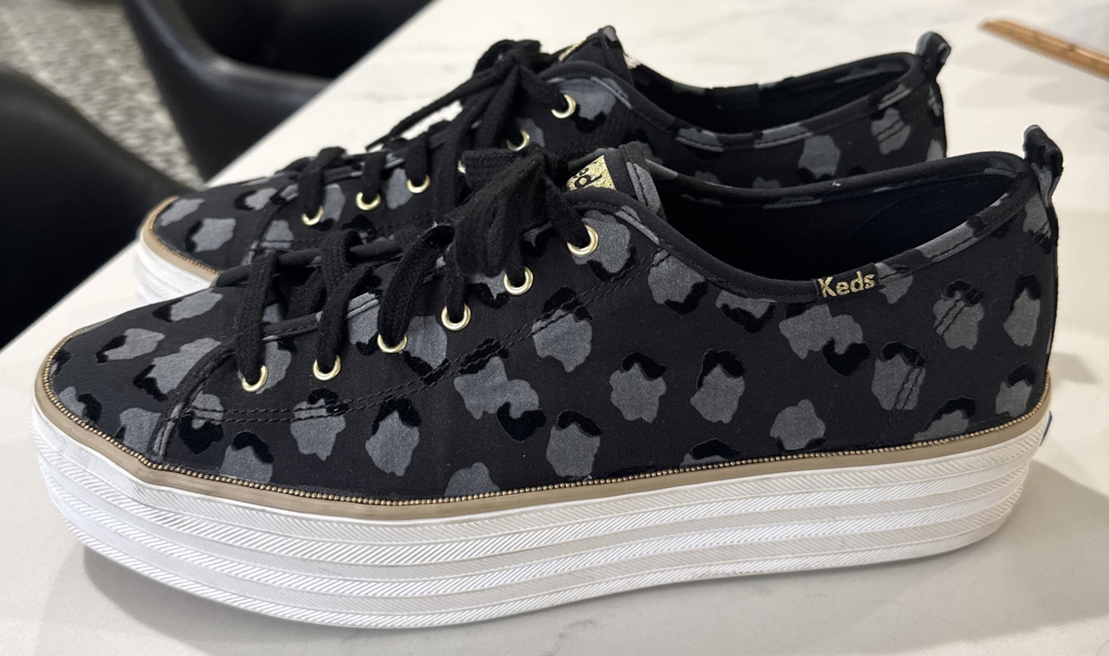 Keds Leopard Print Triple Up Platform FASHION Sneake… - Gem