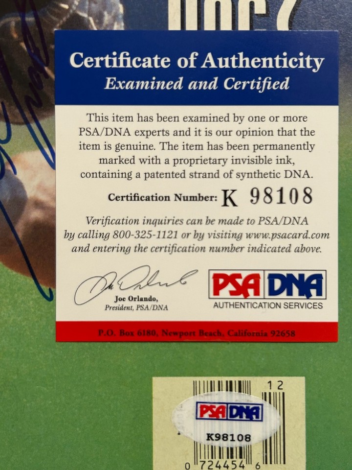 PSA/DNA DWIGHT DOC GOODEN AUTOGRAPHED SPORTS ILLUSTRATED SI MAGAZINE ...