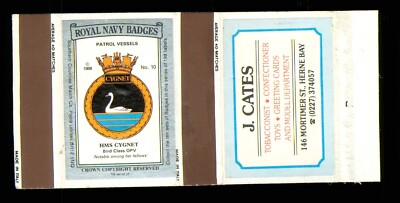 Matchbox Royal Navy Crest Badge HMS Cygnet RN420 | eBay UK
