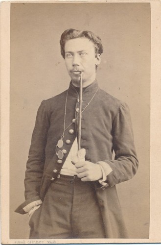 Aimé Hutter homme pipe cdv albumine photo photographie Caillez 1863 ...