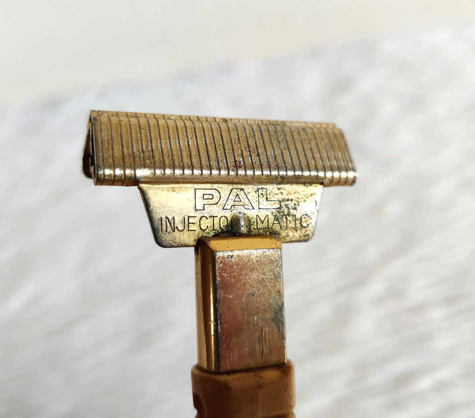 Vintage Pal Injectomatic Safety Razor Original Blade Old Collectible ...