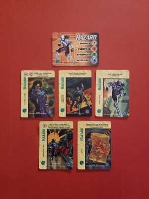 FLEER DC BATMAN - SUPERMAN OVERPOWER - HAZARD GAMING CARD LOT OF 6 | eBay