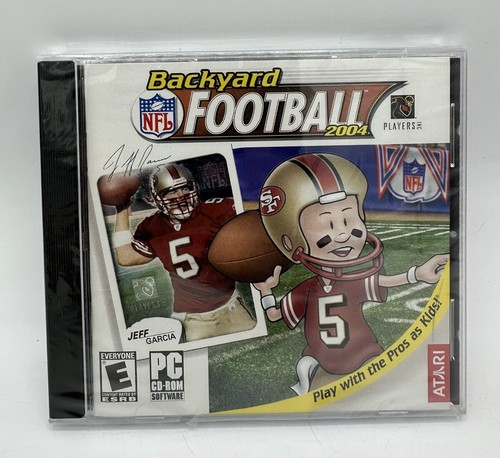 Backyard NFL Football 2004 PC Cd-rom Software Computer Game Windows 98 ...