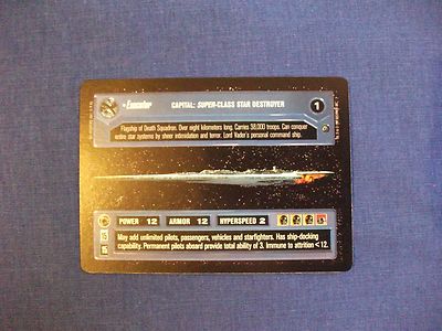 Star Wars CCG Dagobah Limited Executor | eBay
