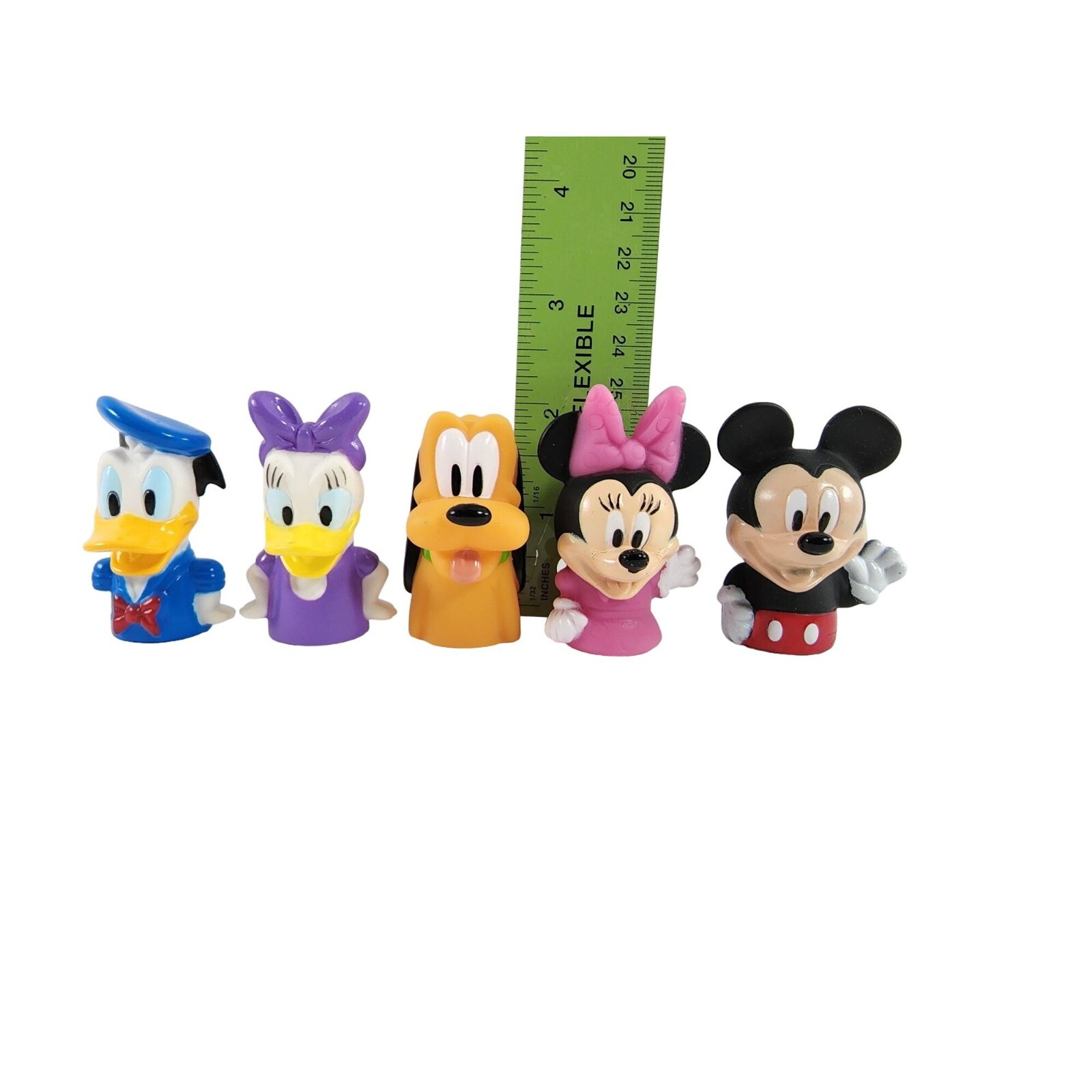 Walt Disney Finger Puppets Mickey & Minnie Mouse Donald & Daisy Duck ...
