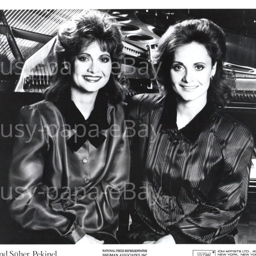 1980s Guher Suher Pekinel Sisters Duo-Pianist Music Press Kit Promo Photo | eBay
